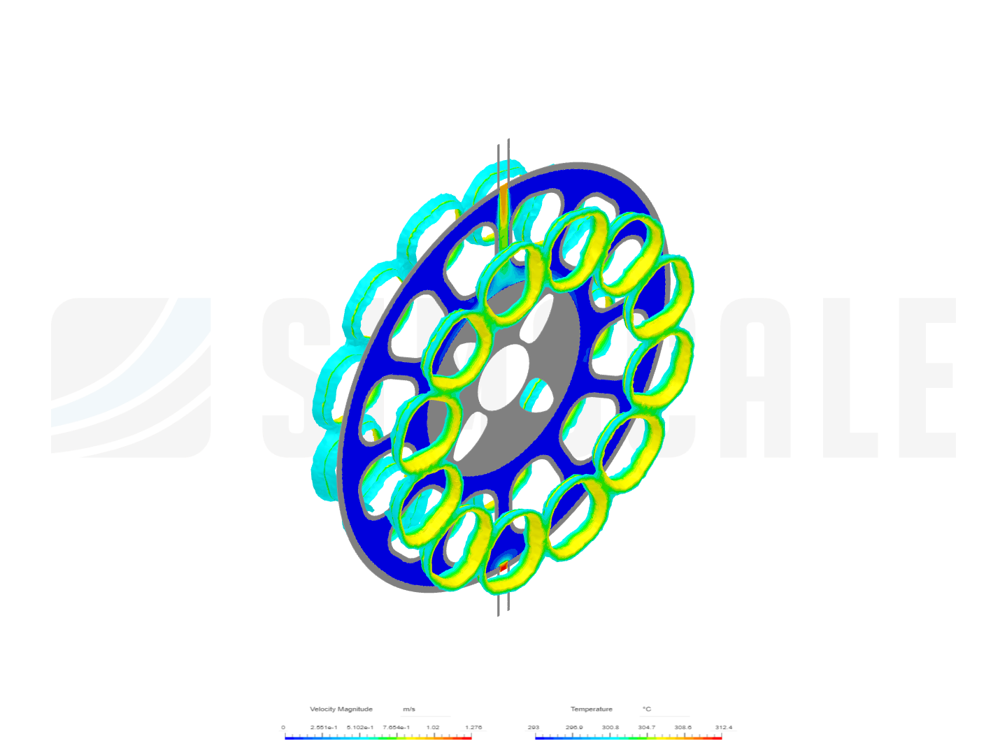 Test Thermal Analysis of Axial Flux Motor - Copy by hoksuo | SimScale