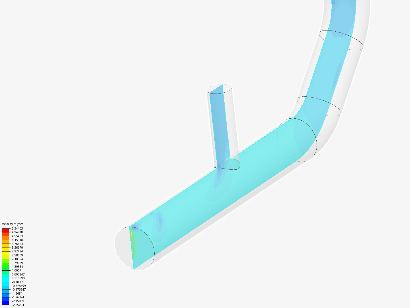 Tutorial 2: Pipe junction flow by homadveep | SimScale