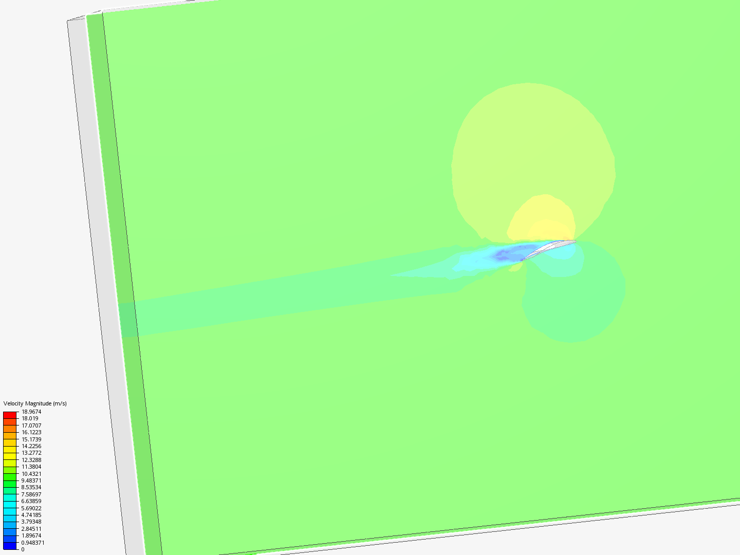 CUDS Wing V2 0 Degs by hspraigue | SimScale