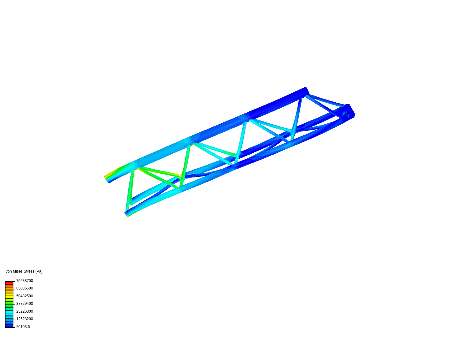 Tutorial - Linear static analysis of a crane by htoonaingaung | SimScale
