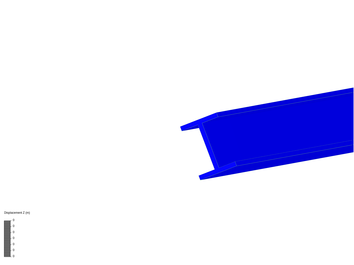 Cantilever iBeam Deflection by hvolkov | SimScale