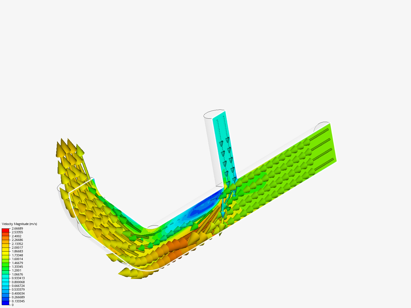 Tutorial 2: Pipe junction flow by hyeong1105 | SimScale
