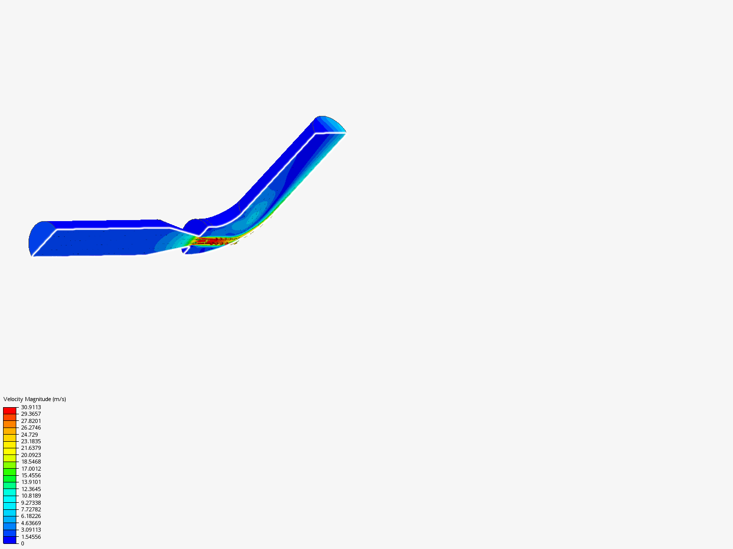 CFD pipe flow redesign by hyung_bae | SimScale