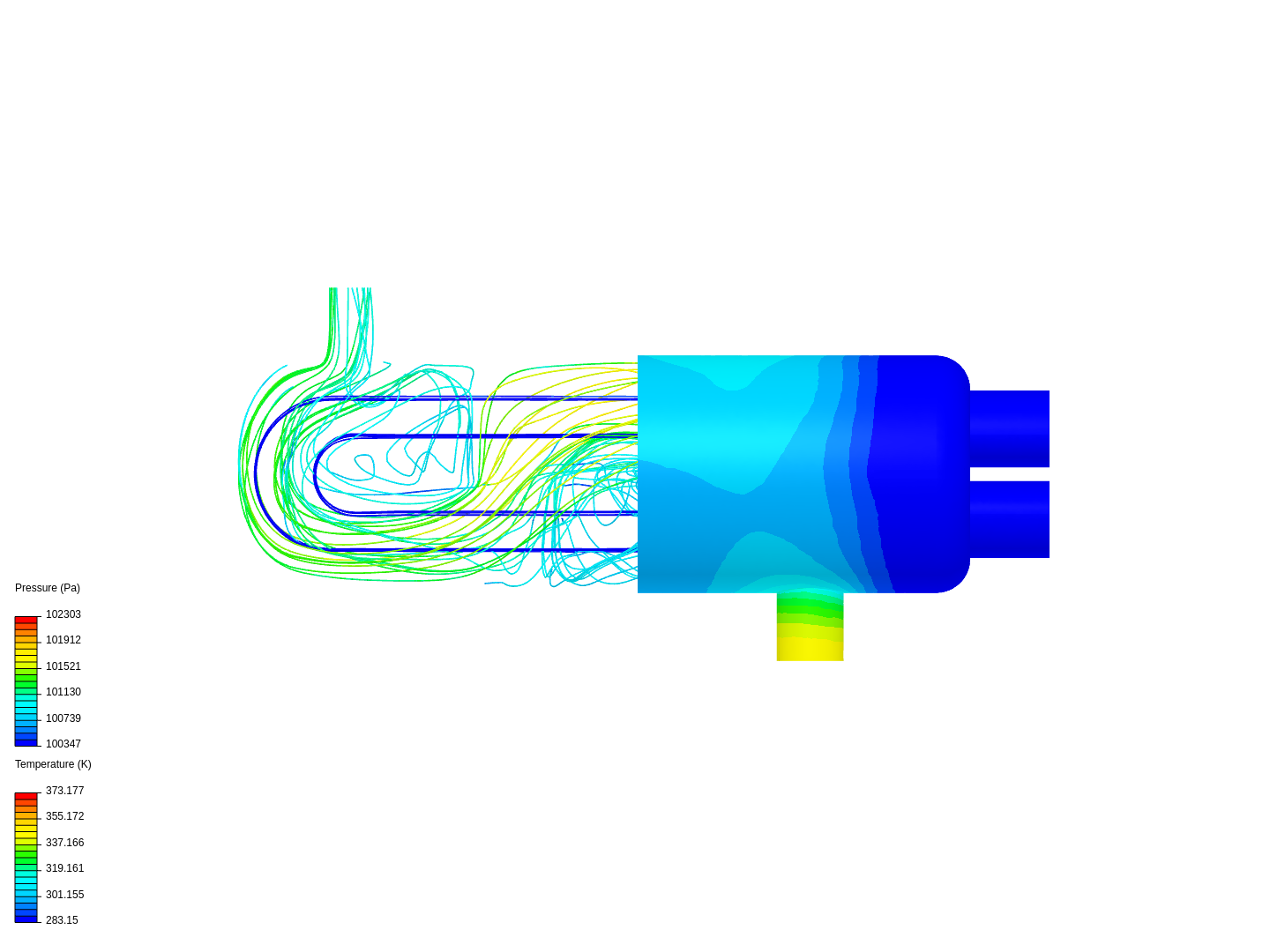 Tutorial: U type Heat Exchanger by i_m3_mys3lf | SimScale