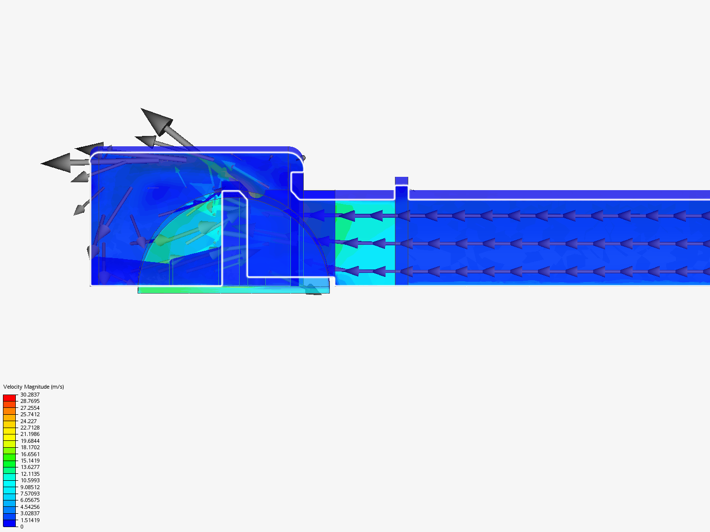 Tutorial: Fluid Flow Through a Valve - Copy by igor_volchihin | SimScale