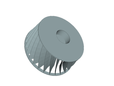blower wheel by igorexaaristov | SimScale