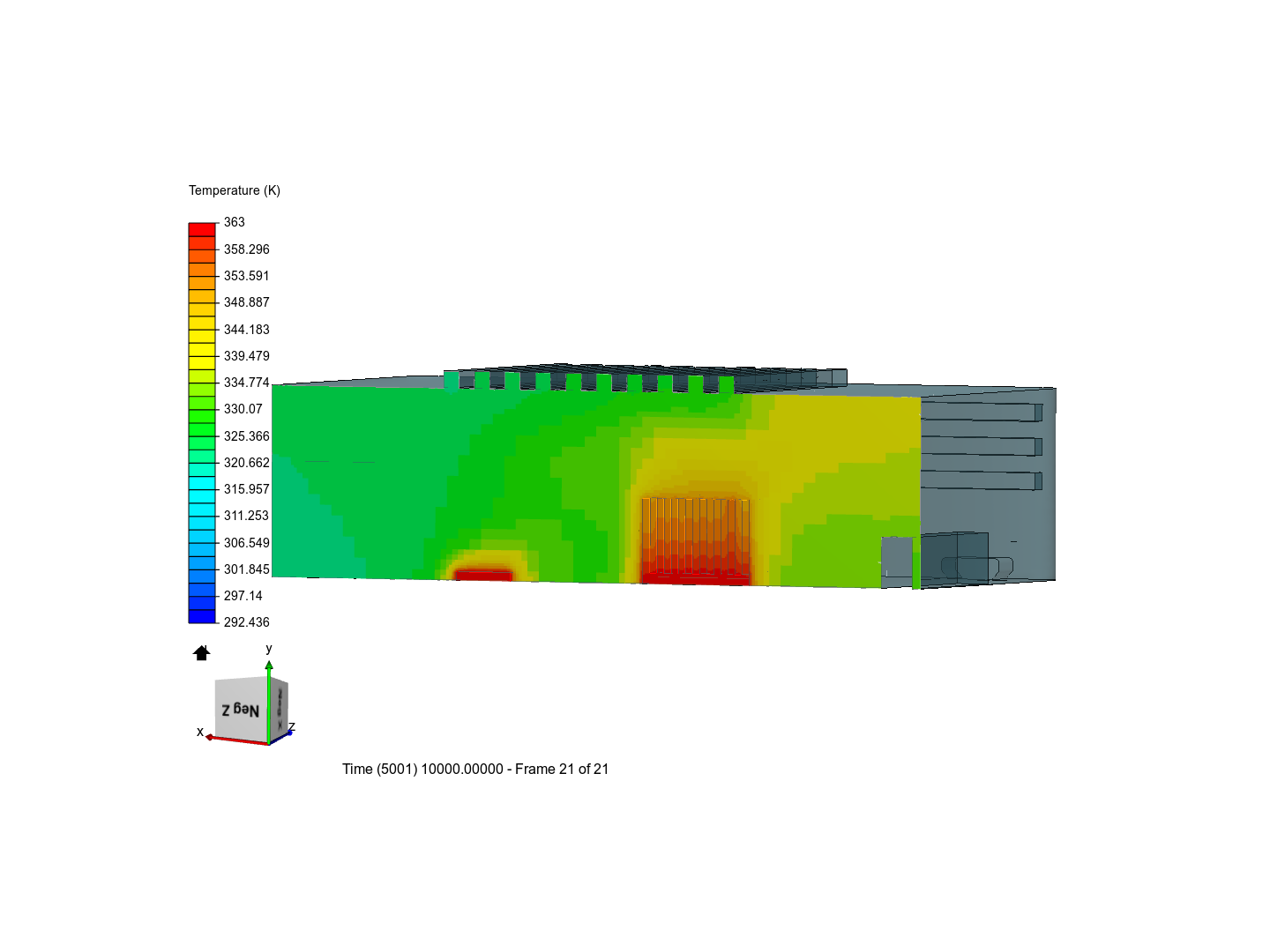 Heat sink - Electronic simulation by instutz | SimScale