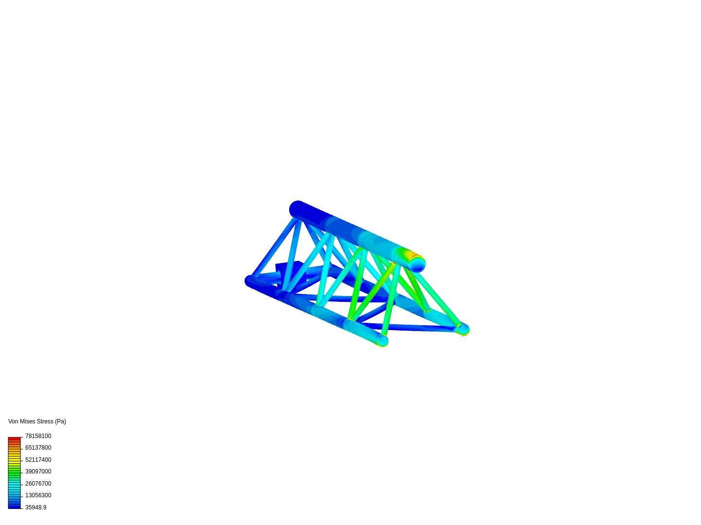 Tutorial - Linear static analysis of a crane by irinaivascu | SimScale