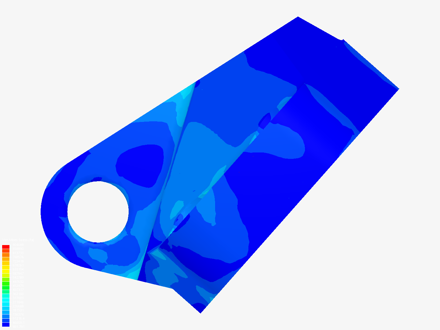 Bracket FEA - Engineering AI - Copy by itsavlidis | SimScale