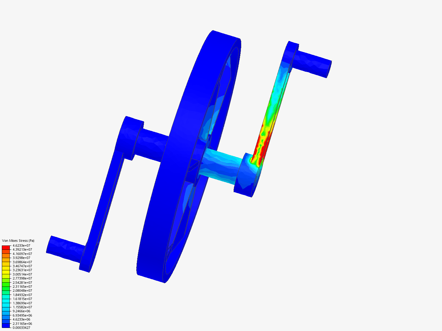 Simulation of a Crank Assembly - Copy by jabronieg | SimScale