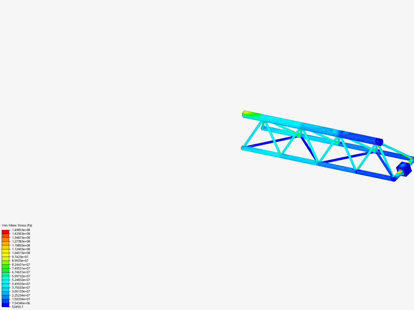 Tutorial - Linear static analysis of a crane by jacobaberg | SimScale