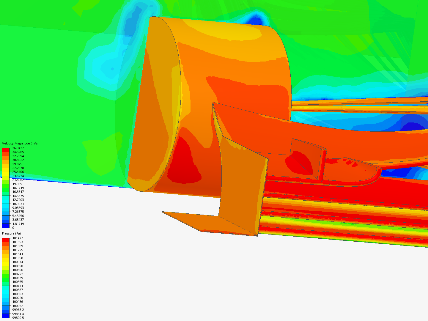 front wing by jagrusz2003 | SimScale