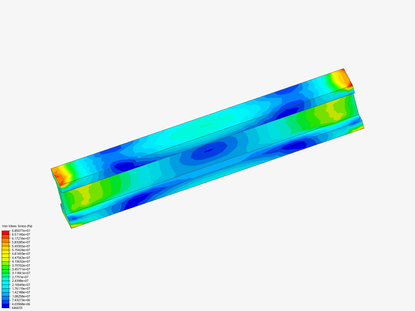 I beam analysis by jakewestmorland | SimScale