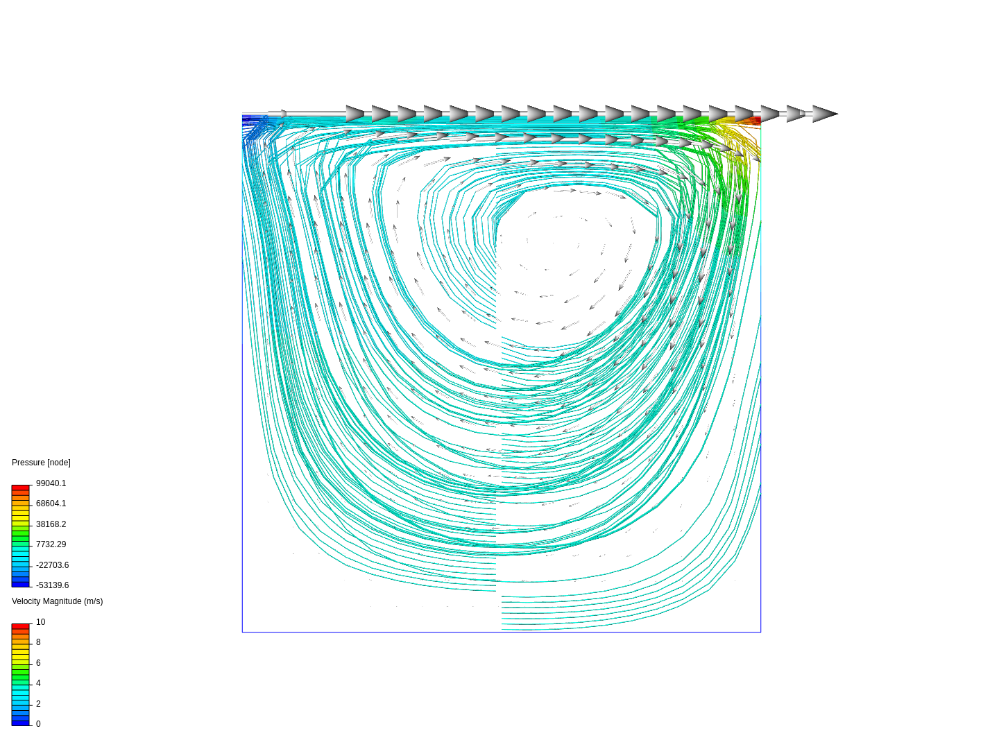 Lid-driven cavity by jamechevi | SimScale