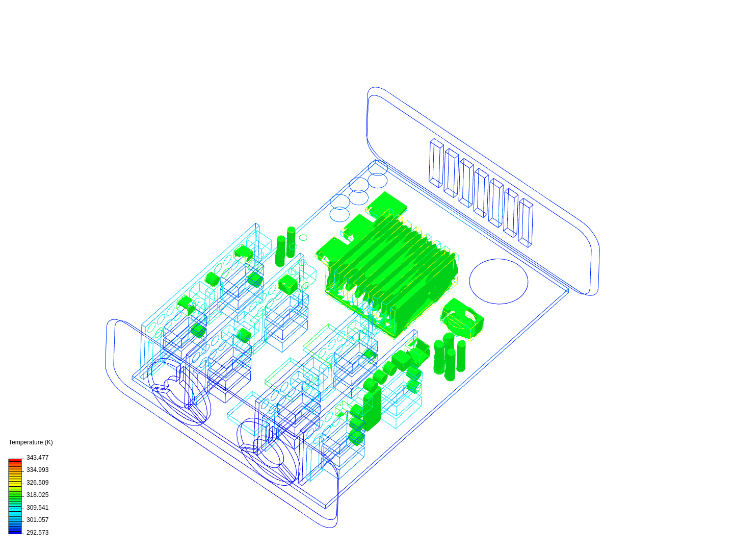 Electronics Cooling CHT demo by jamesnan | SimScale