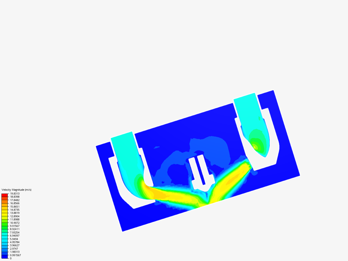 Voron 0.1 part cooling duct mods by janvorli | SimScale