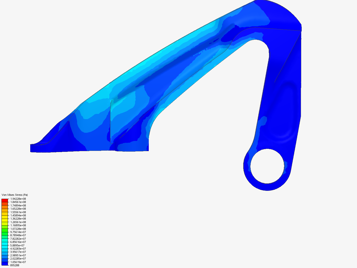 Plate 2: Nonlinear Analysis of Aircraft Engine Bearing Bracket - Copy ...