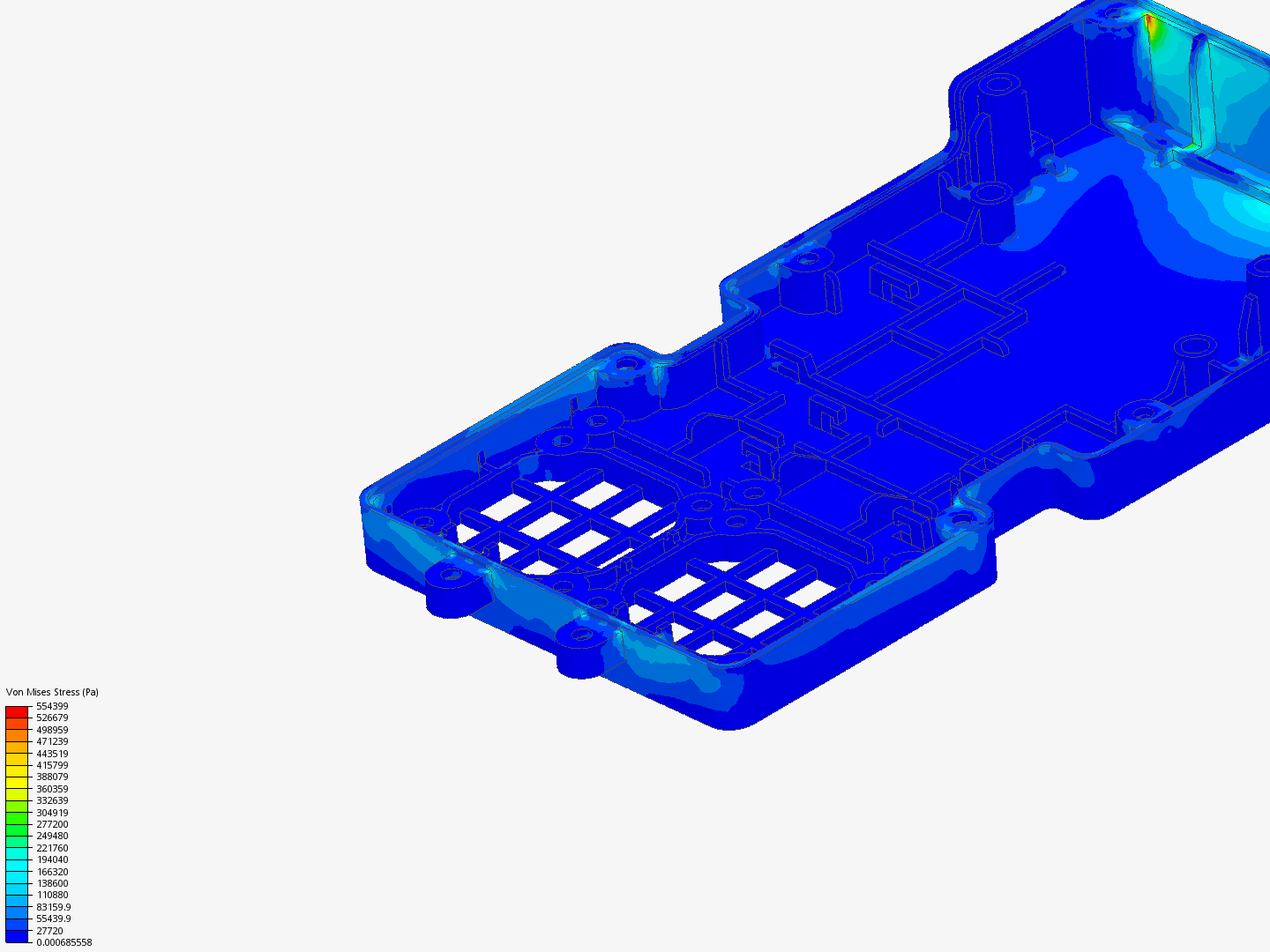 Base plate by jayakrishnan_p | SimScale