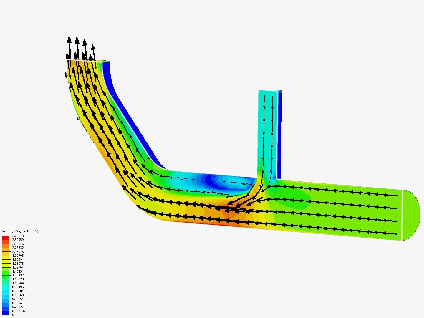 Tutorial 2: Pipe junction flow by jcarcassonne | SimScale