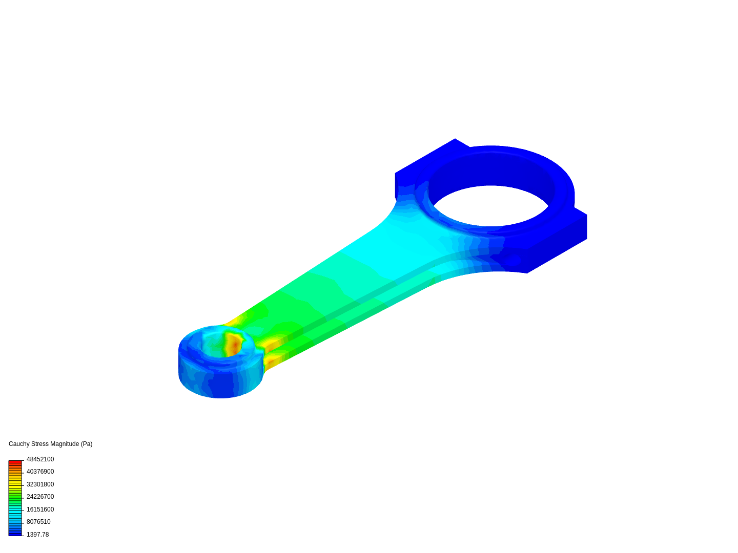 Tutorial 1: Connecting rod stress analysis by jlinaresrisd | SimScale