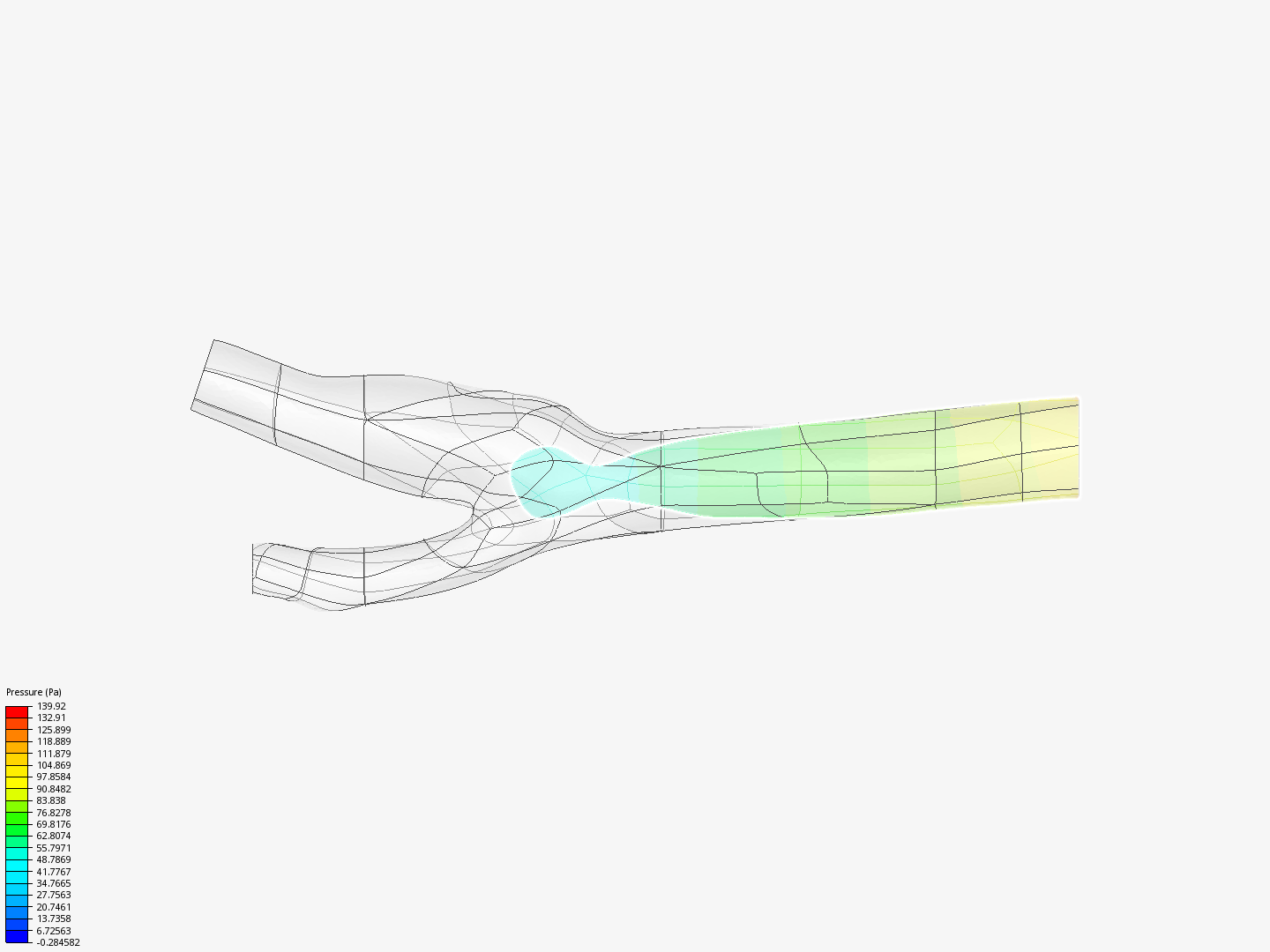carotid 1 nonnewtonian by jmo54 | SimScale