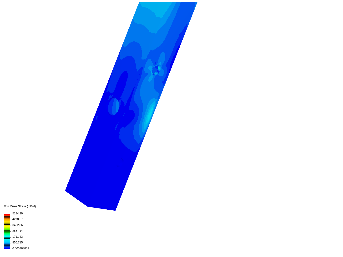 Tube w/ altered pin holes and 4 mount points by johncslater | SimScale