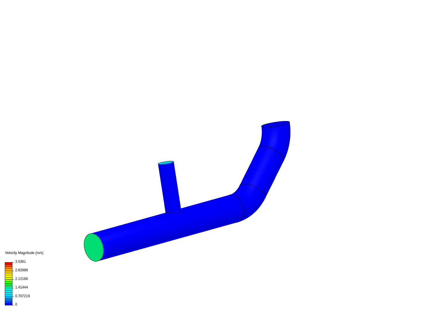 Tutorial 2: Pipe junction flow by johnmellis | SimScale