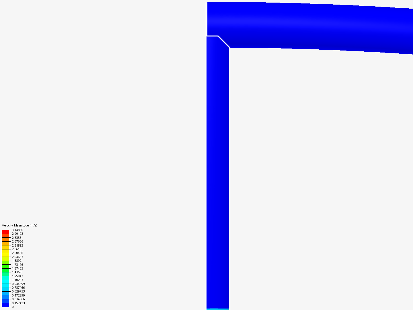 Curved 10 deg Circular T-Junction by joke7891 | SimScale