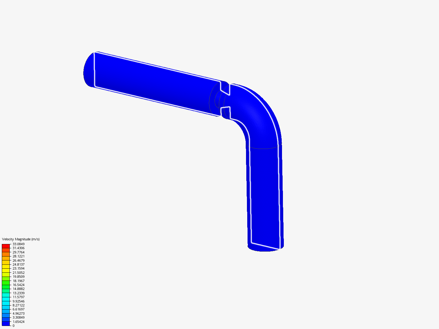 Pressure Drop Simulation 1 - FINAL by joshuaabcarter | SimScale