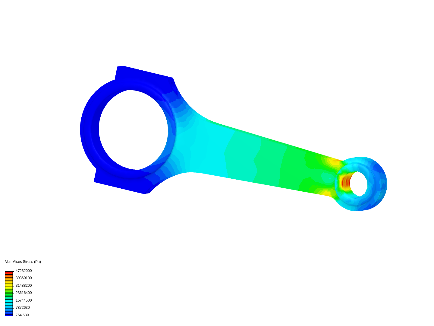 Tutorial 1: Connecting rod stress analysis by jraguini | SimScale