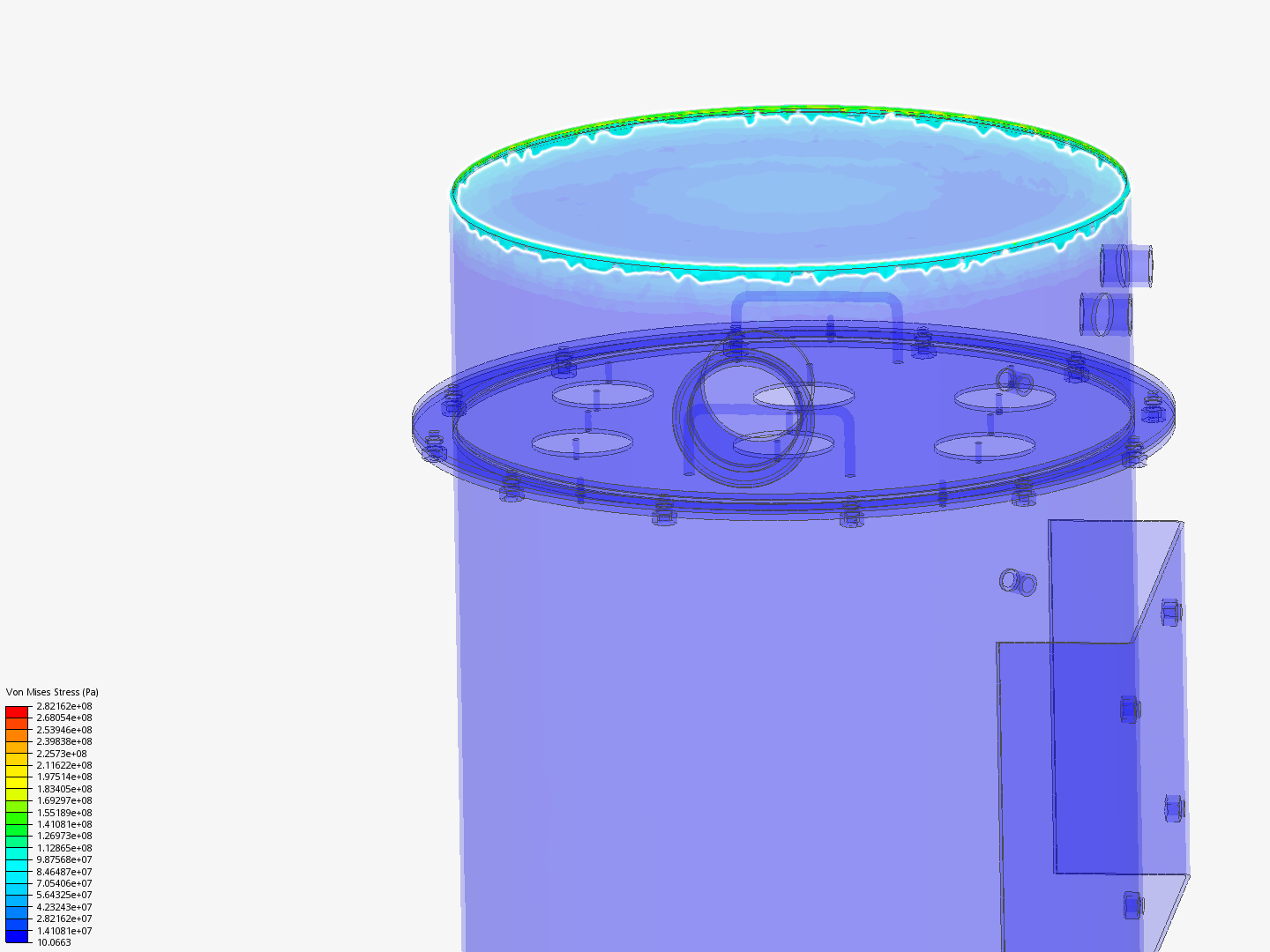 Receiving Vessel by jshannow | SimScale