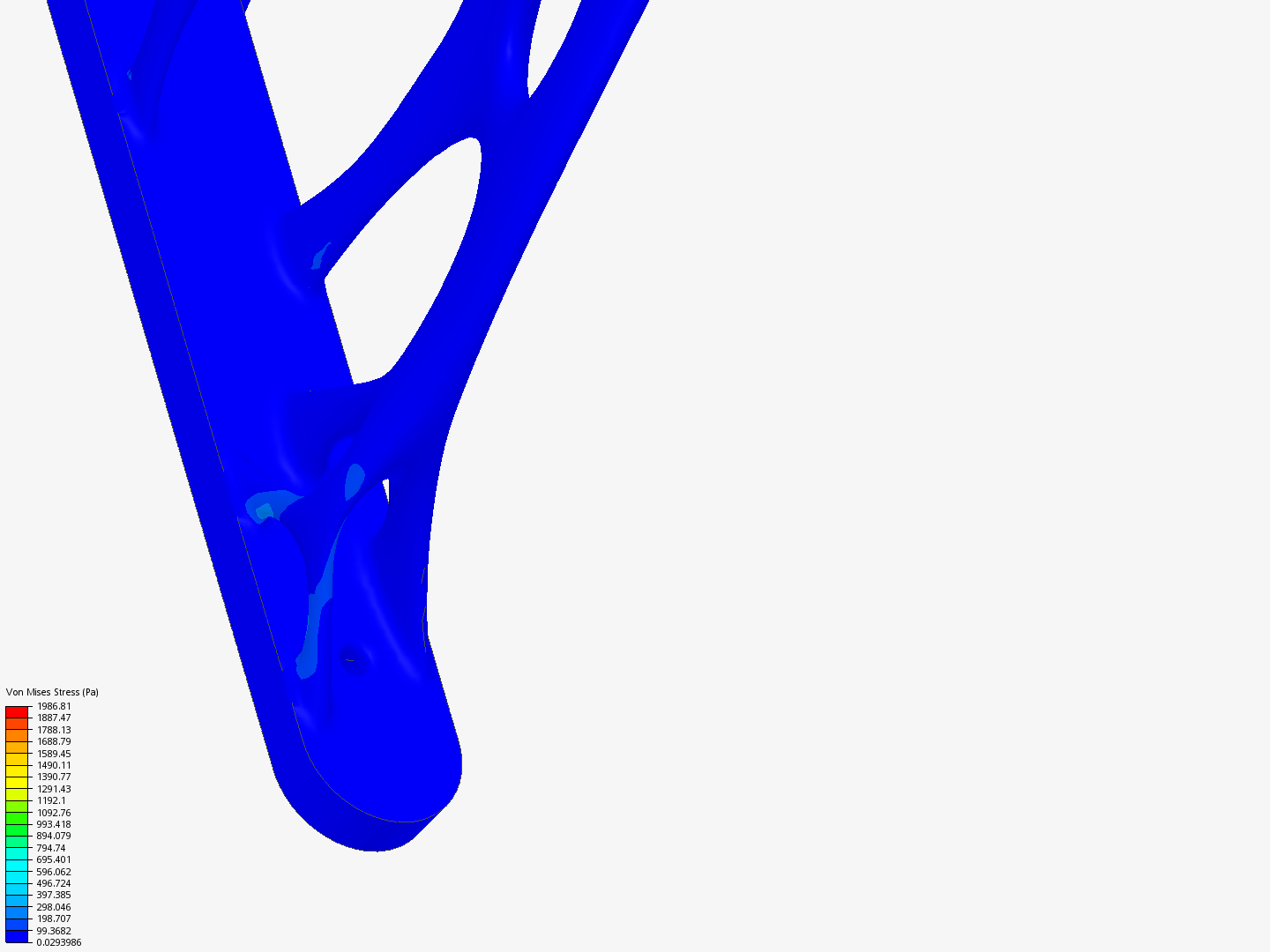 Bracket Stress Analysis by jstalbau | SimScale