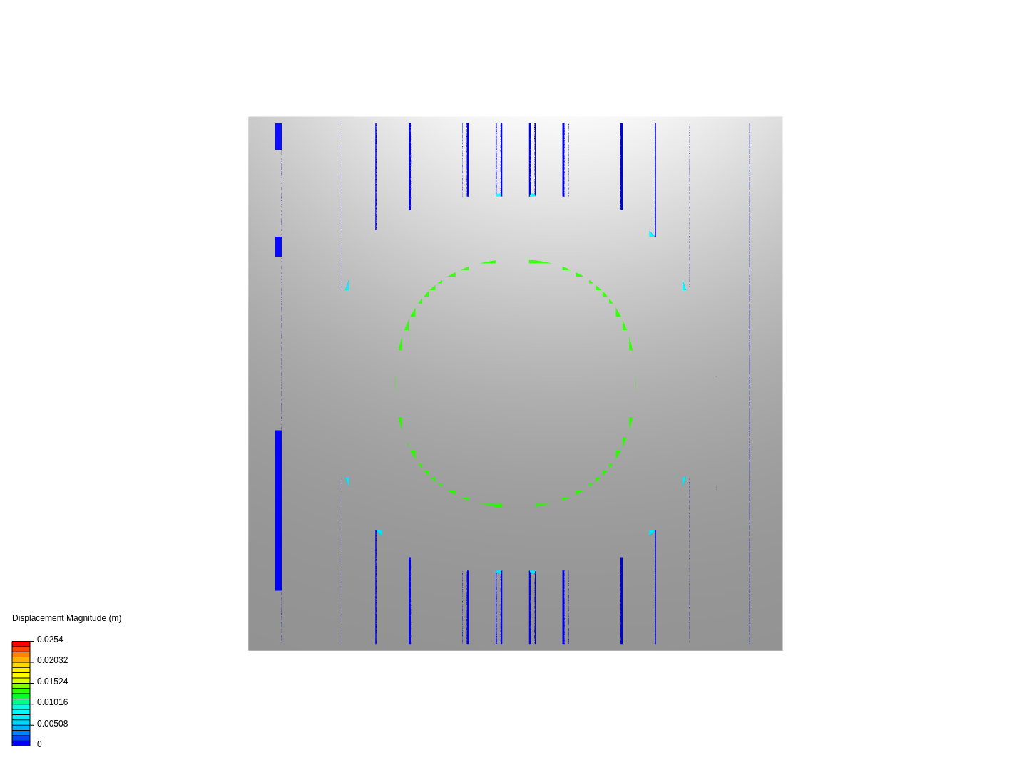 semi-circular panel shell v1 by jtan110 | SimScale