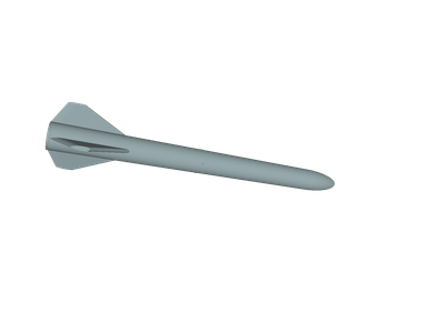 CFD Rocket model by jtelleria_serr | SimScale