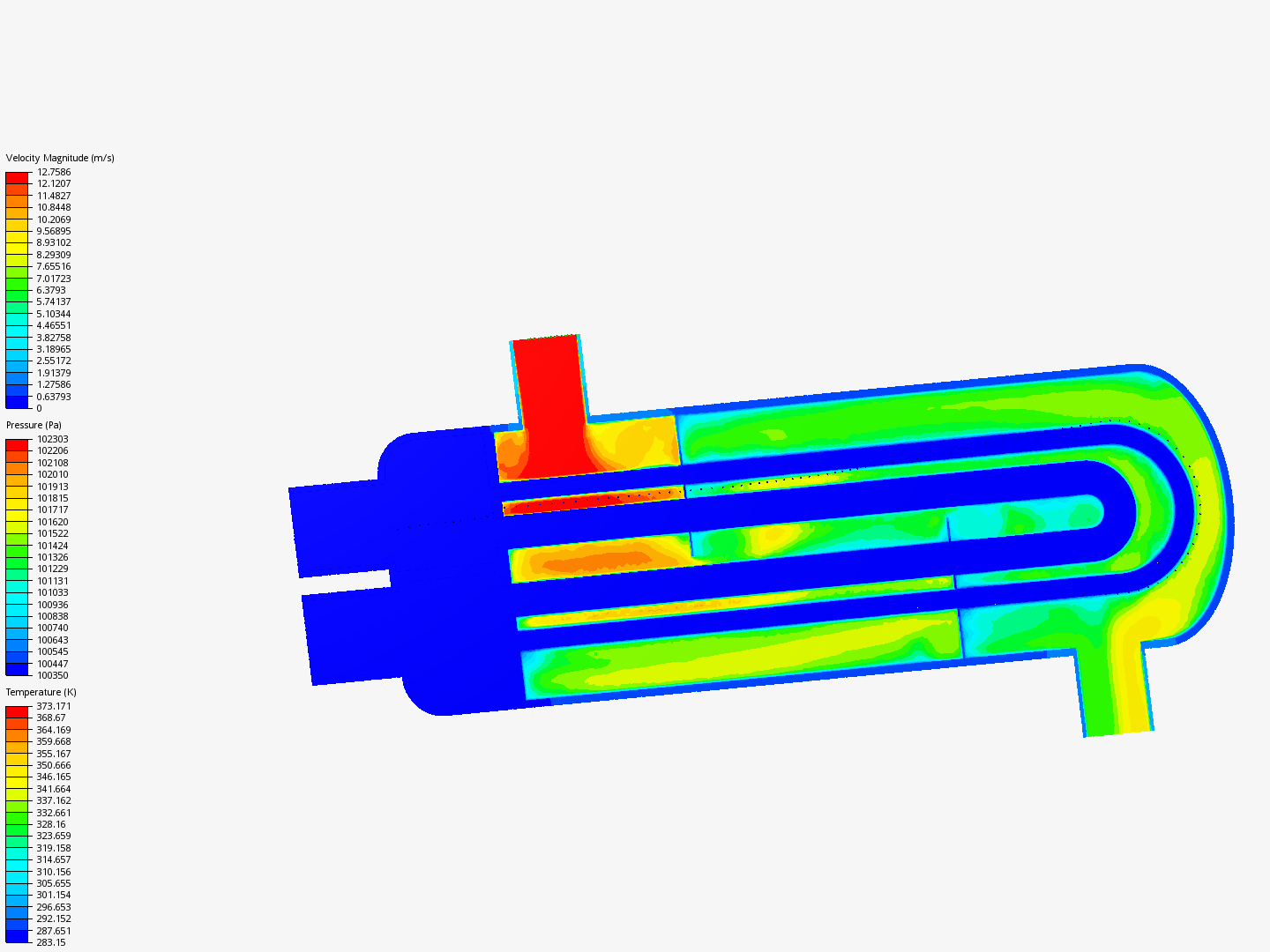 Tutorial: U type Heat Exchanger by jv_zquez | SimScale