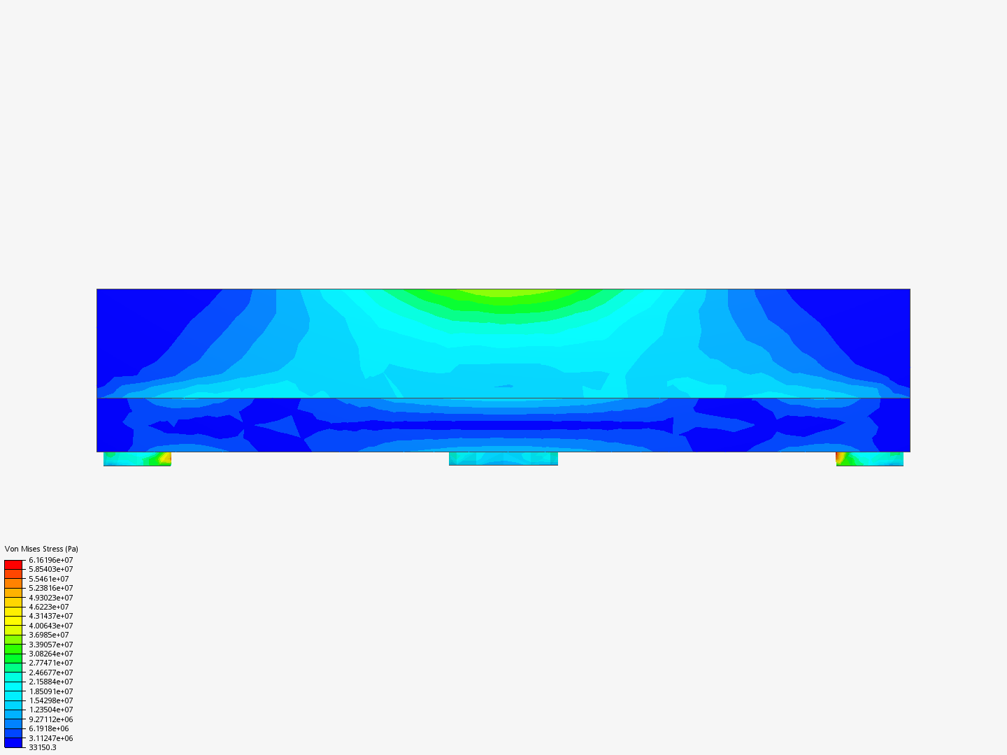 base plate by kHi | SimScale