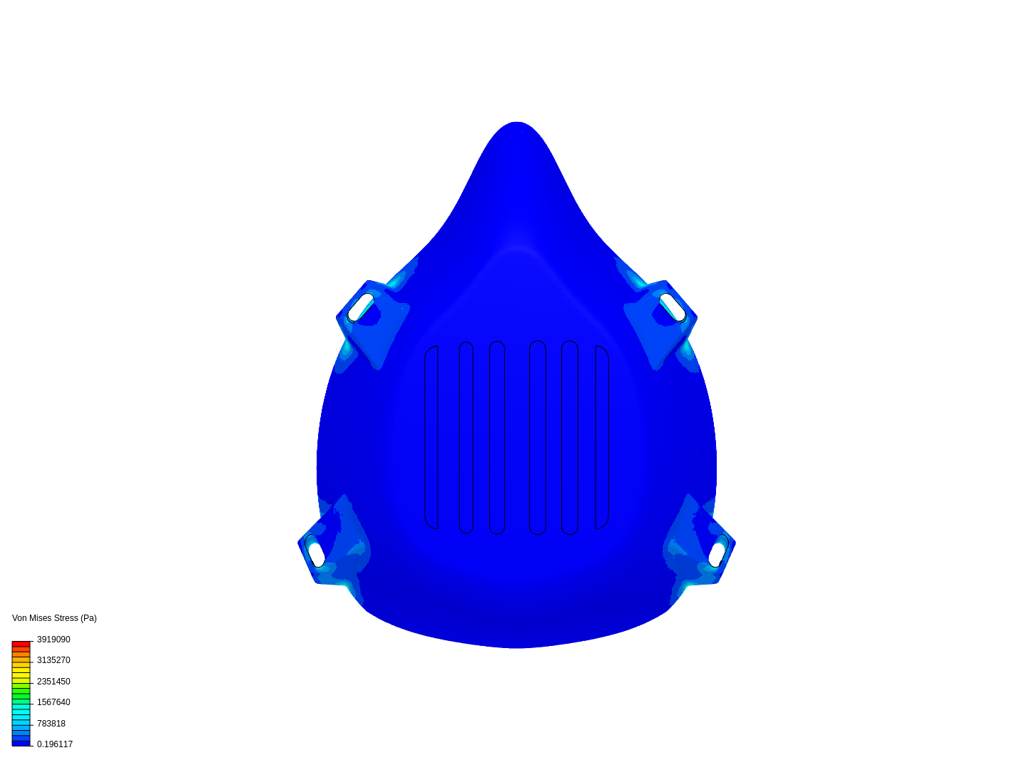 Functional Covid mask by kafagyd | SimScale