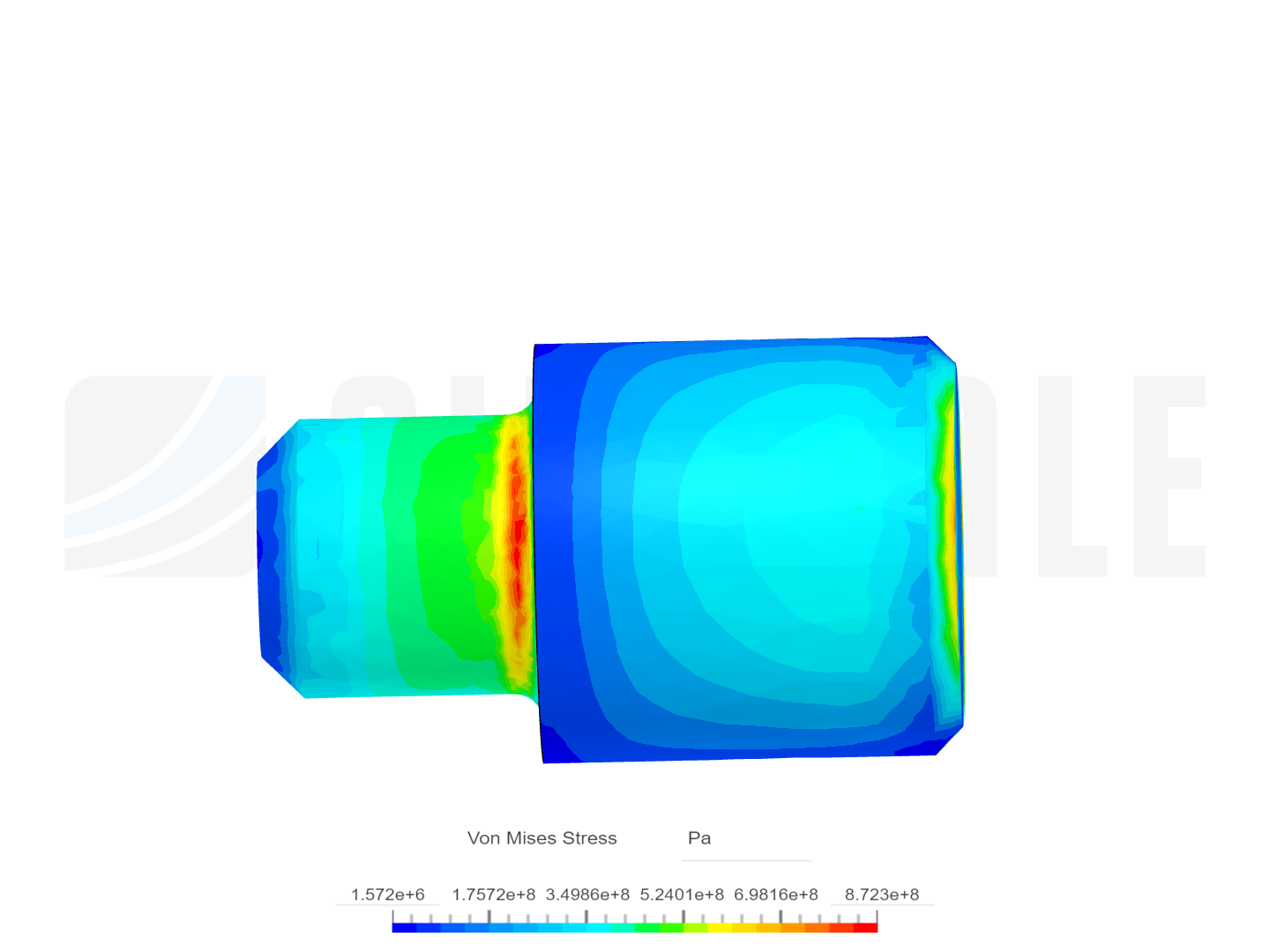 bottom pin by kdhruv | SimScale