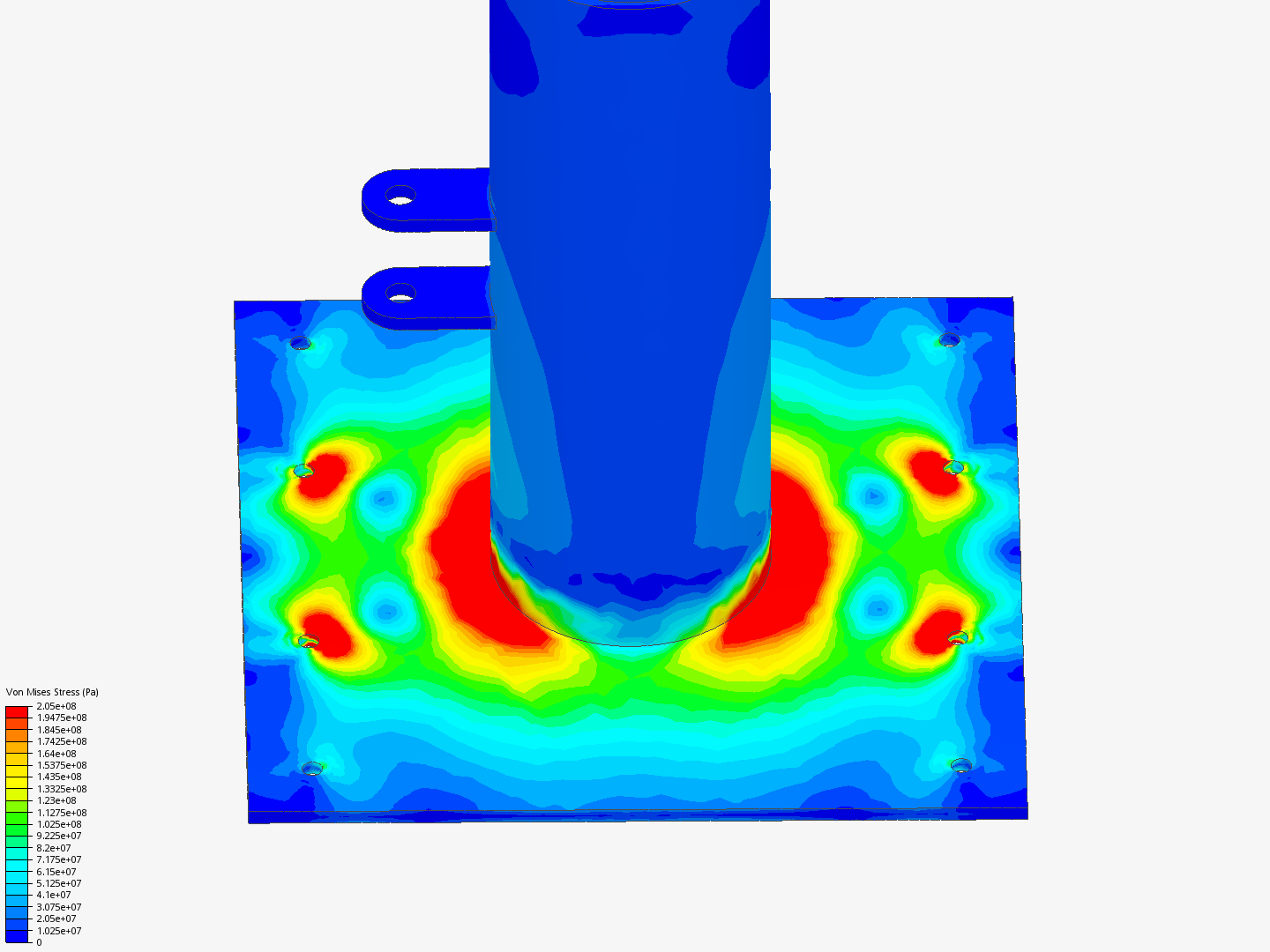 Tow Bollard V2 by keith_chen | SimScale