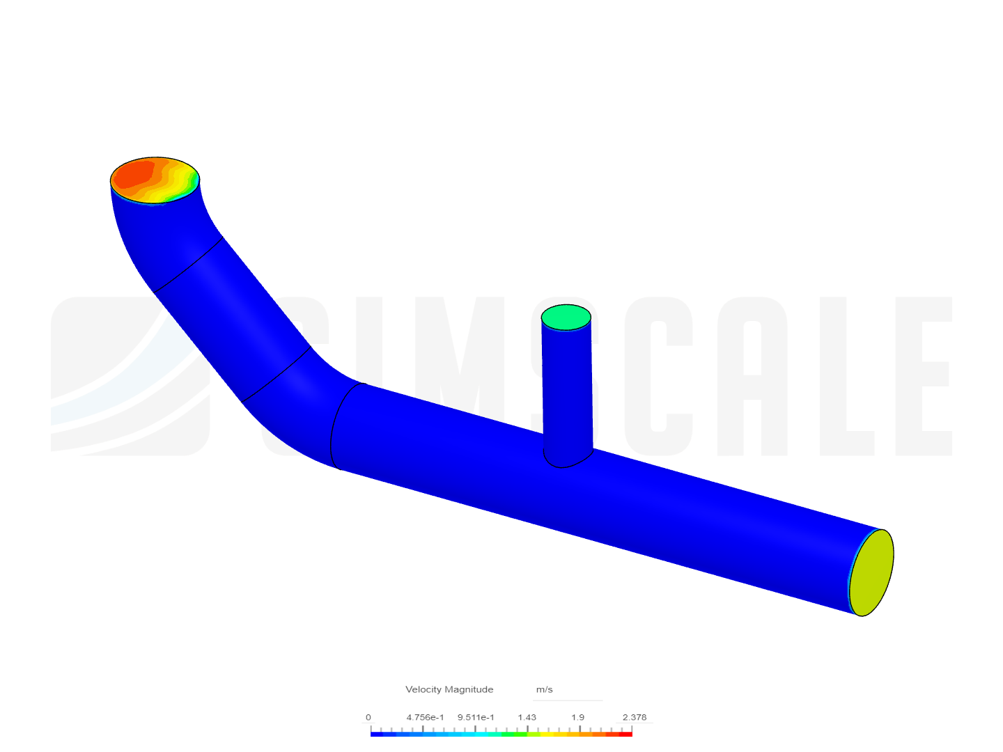 Tutorial: Pipe junction flow by kermolova | SimScale