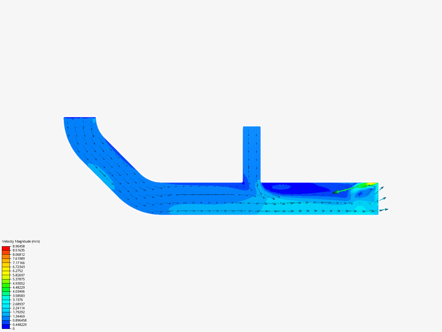 Tutorial 2: Pipe junction flow by kingsley9 | SimScale