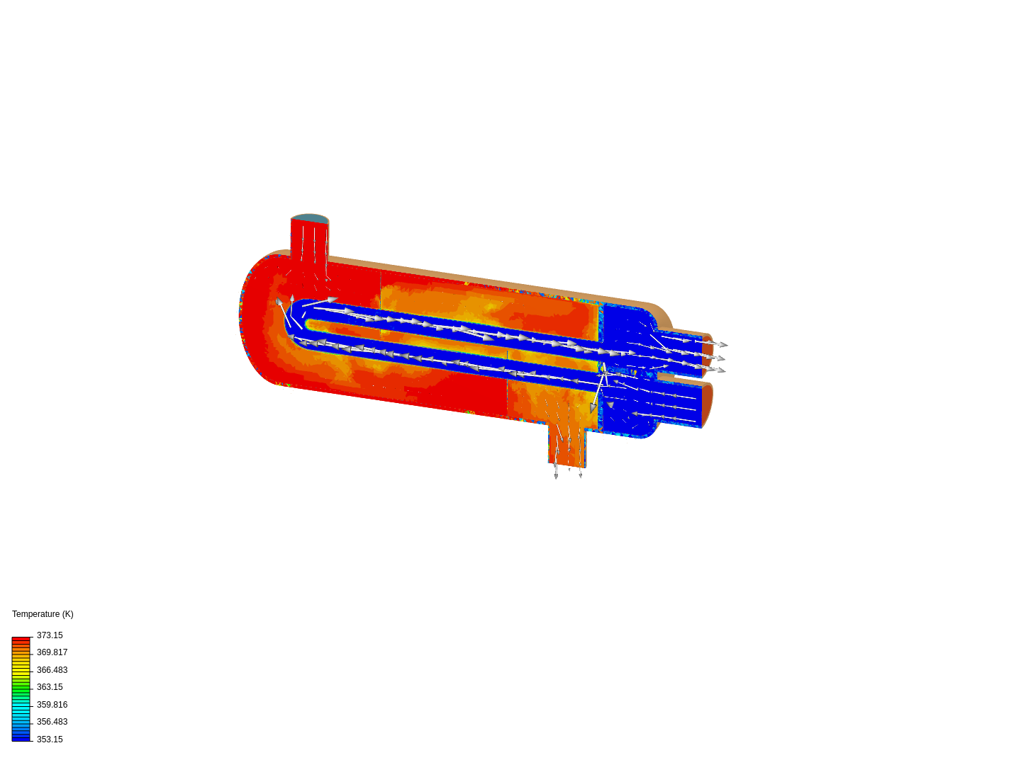 Tutorial: U type Heat Exchanger by kkaufm | SimScale
