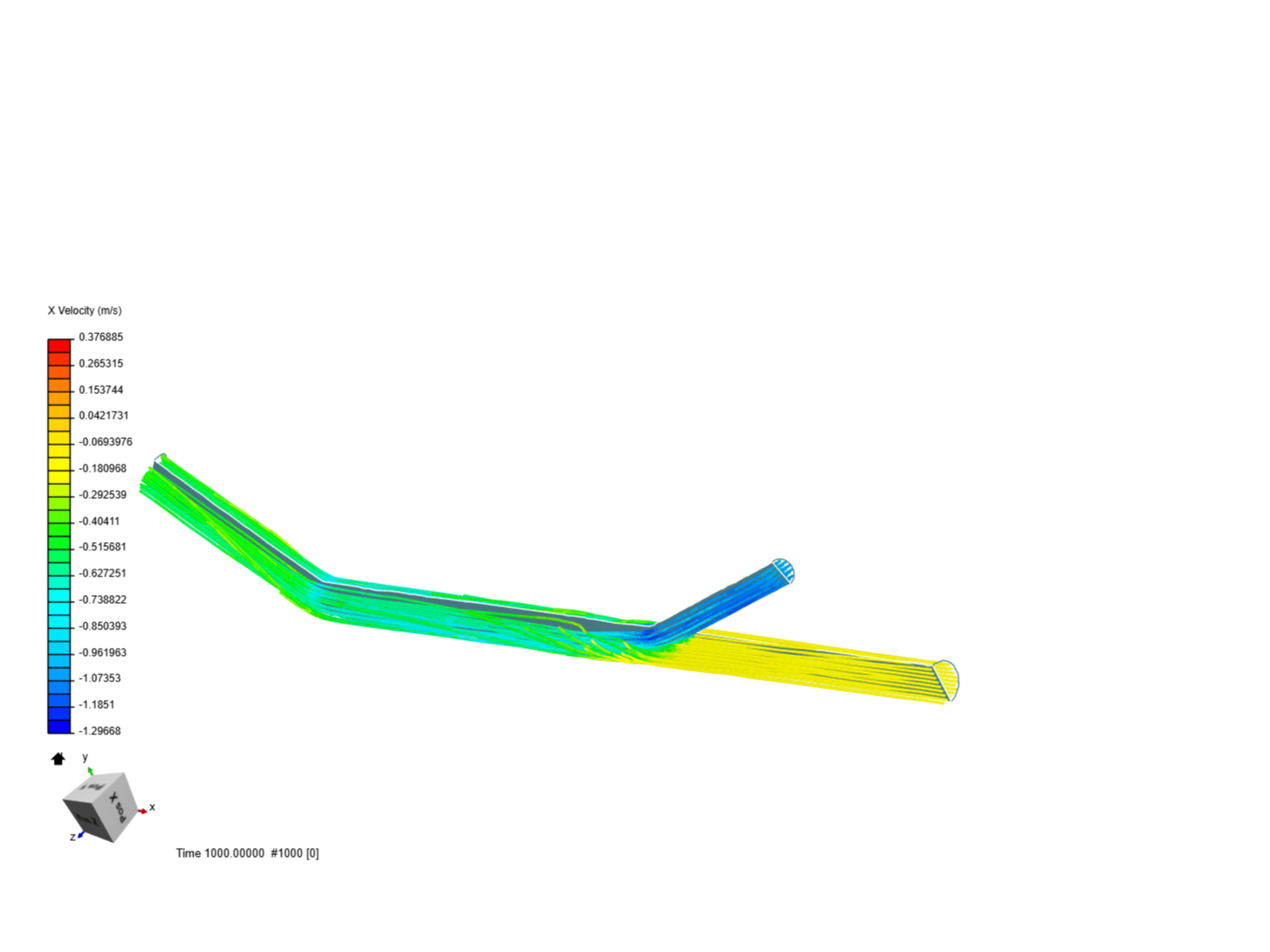 random pipe by knayan00 | SimScale