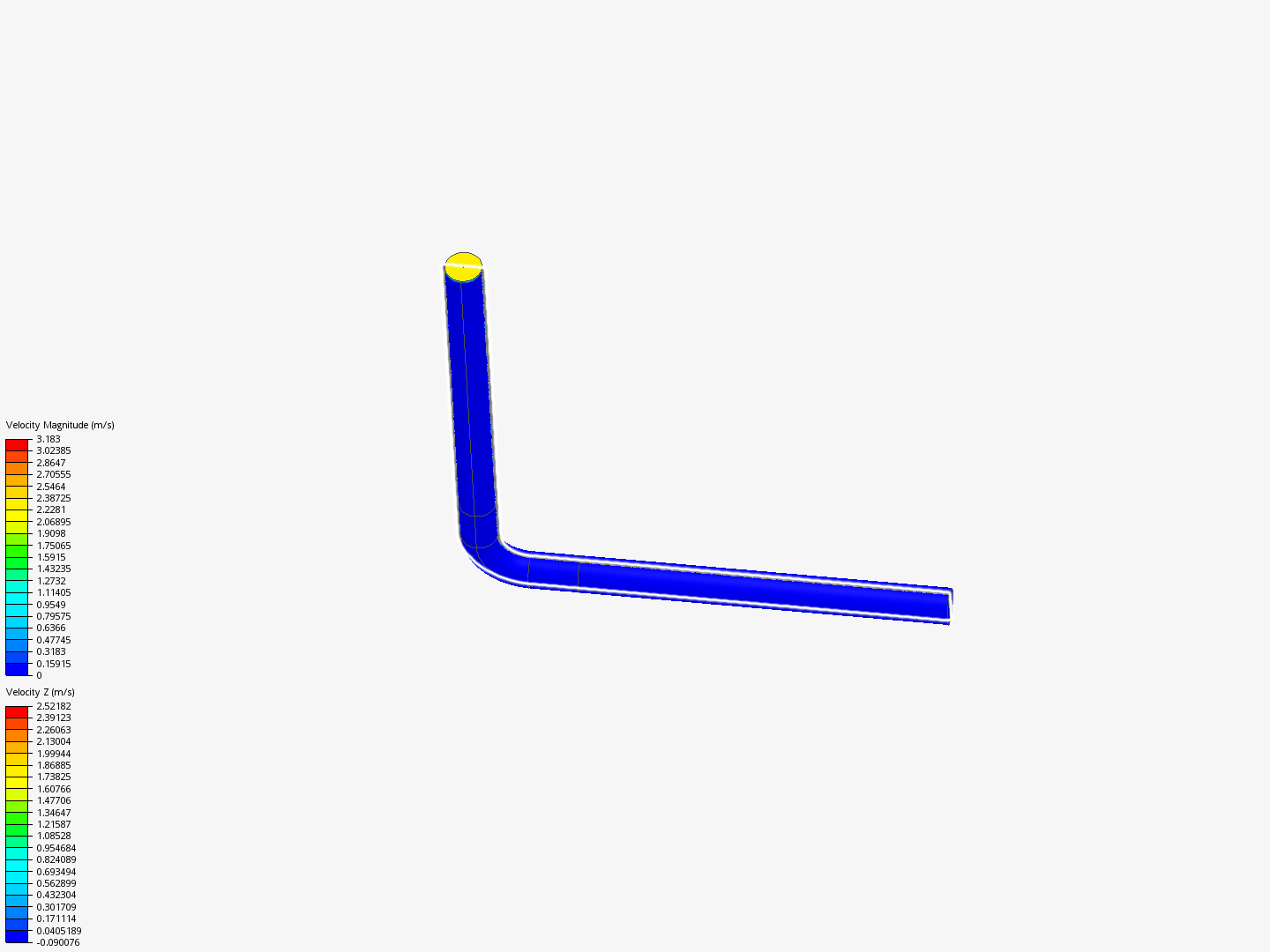 Exhaust pipe curved by koz | SimScale