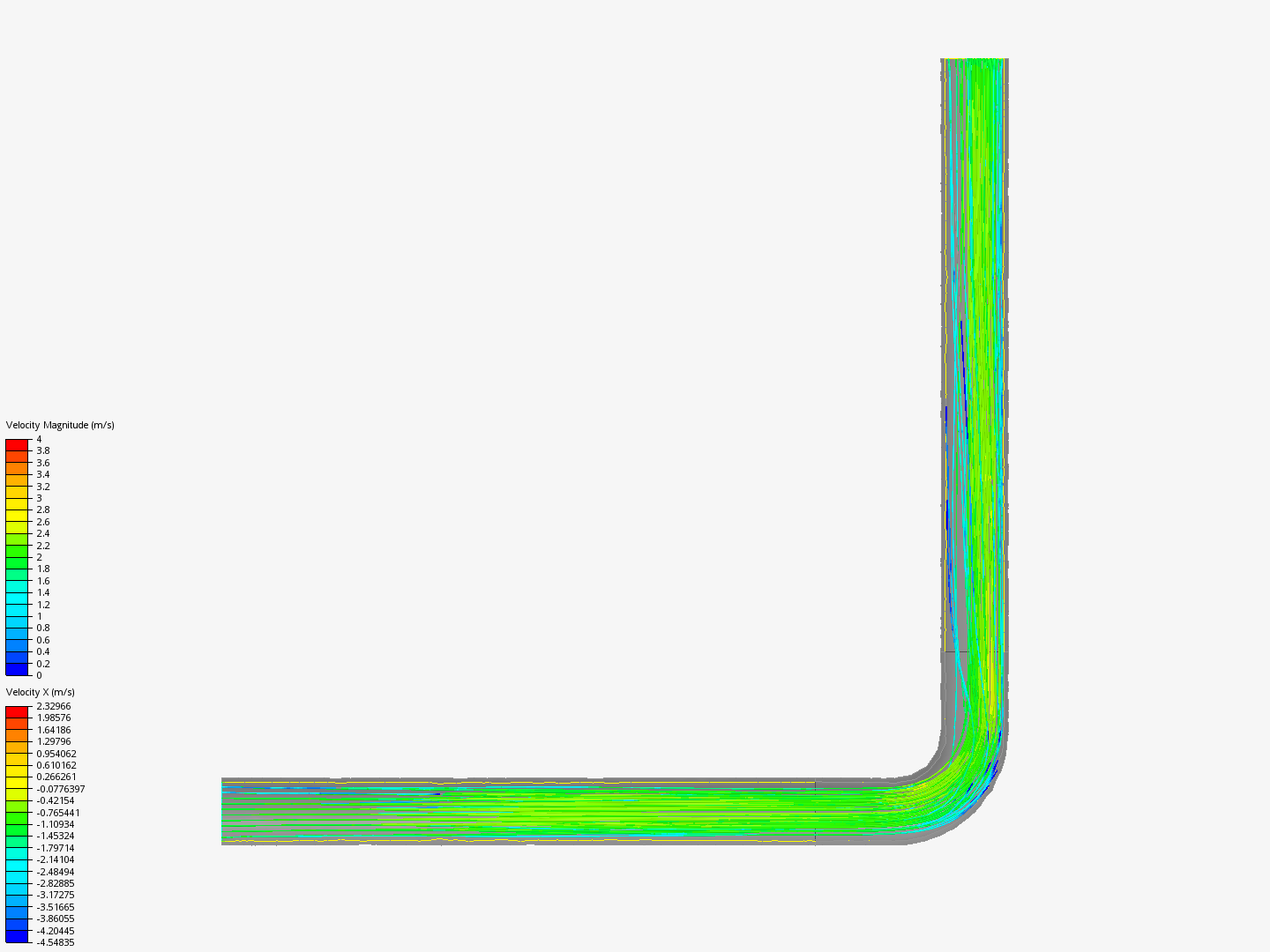 Exhaust pipe round bend by koz | SimScale