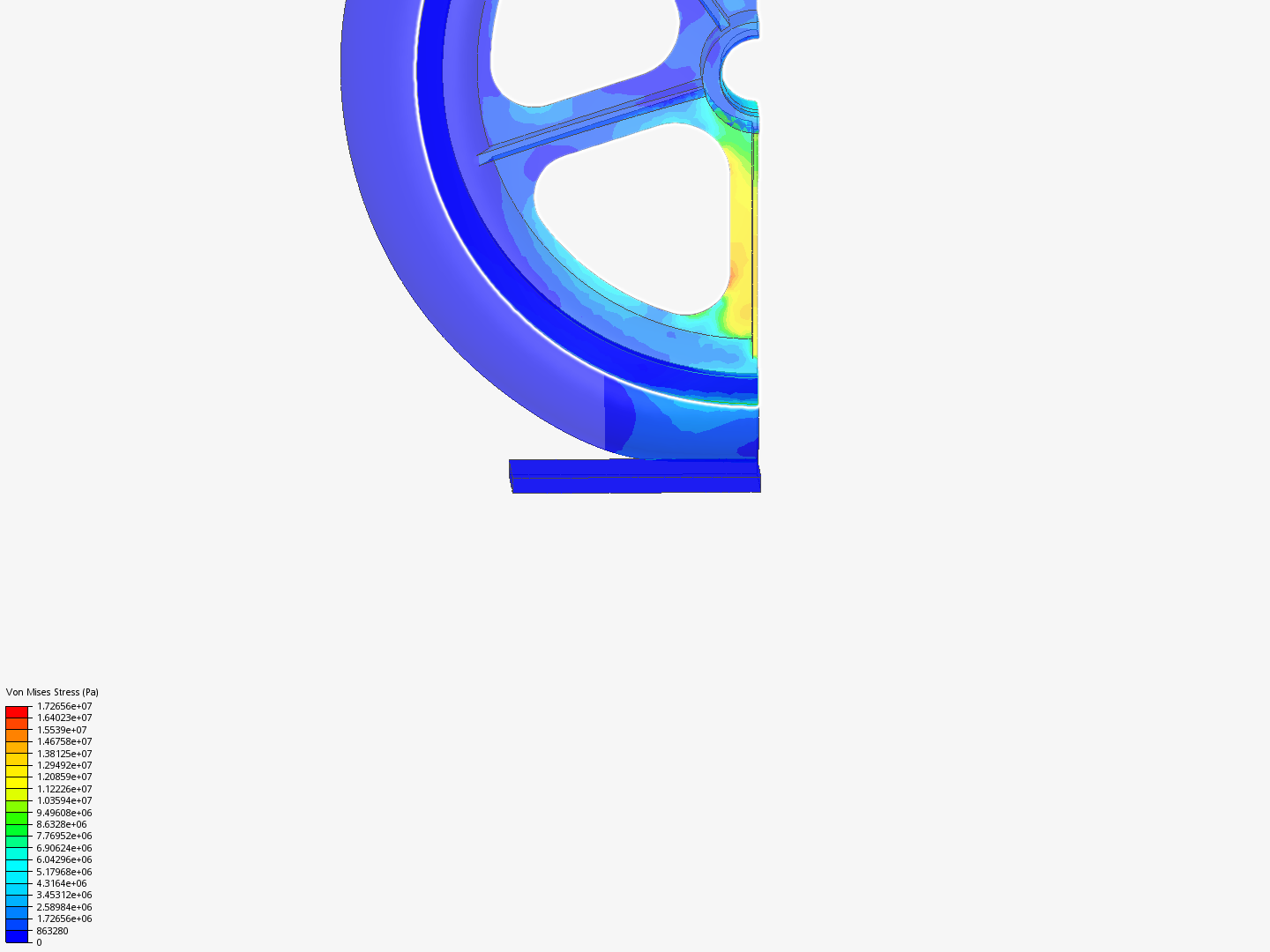 SA3: Nonlinear Analysis of a Wheel by kristineyatal | SimScale