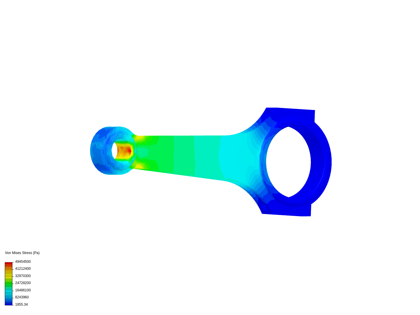 Tutorial 1: Connecting rod stress analysis by kuldeepak | SimScale
