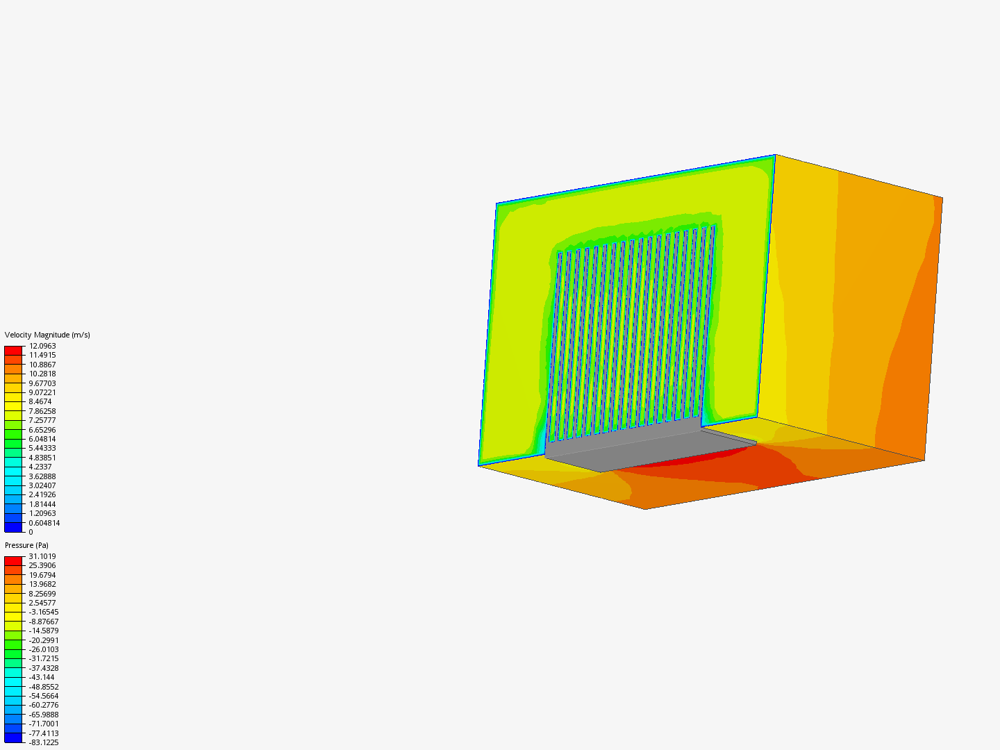 parallel fin by kumarabhi30 | SimScale