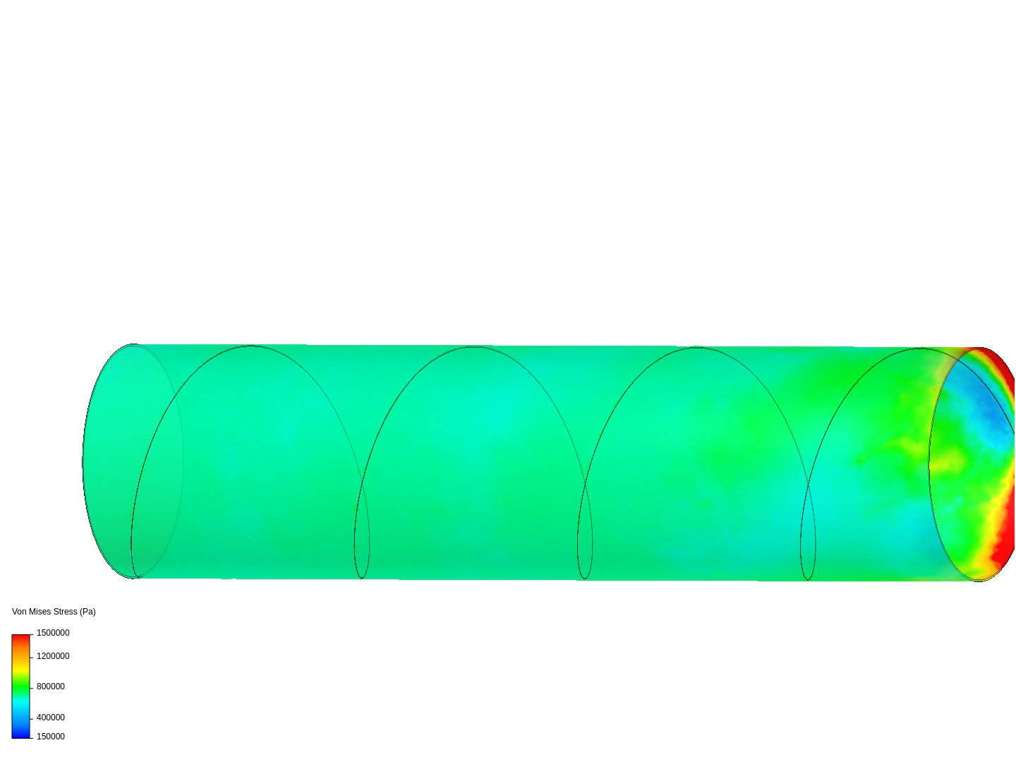 Torsione - 1000 mm - momento torcente by lboarini | SimScale