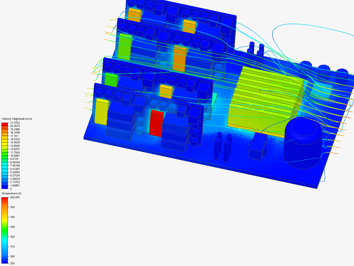 Advanced Tutorial: Thermal Management of an Electronics Box using CHT by lelrick | SimScale